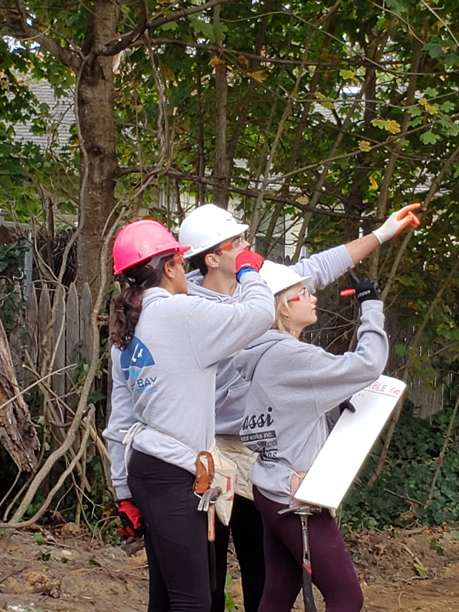OBCR Volunteers with Habitat for Humanity - Oyster Bay Community Rowing